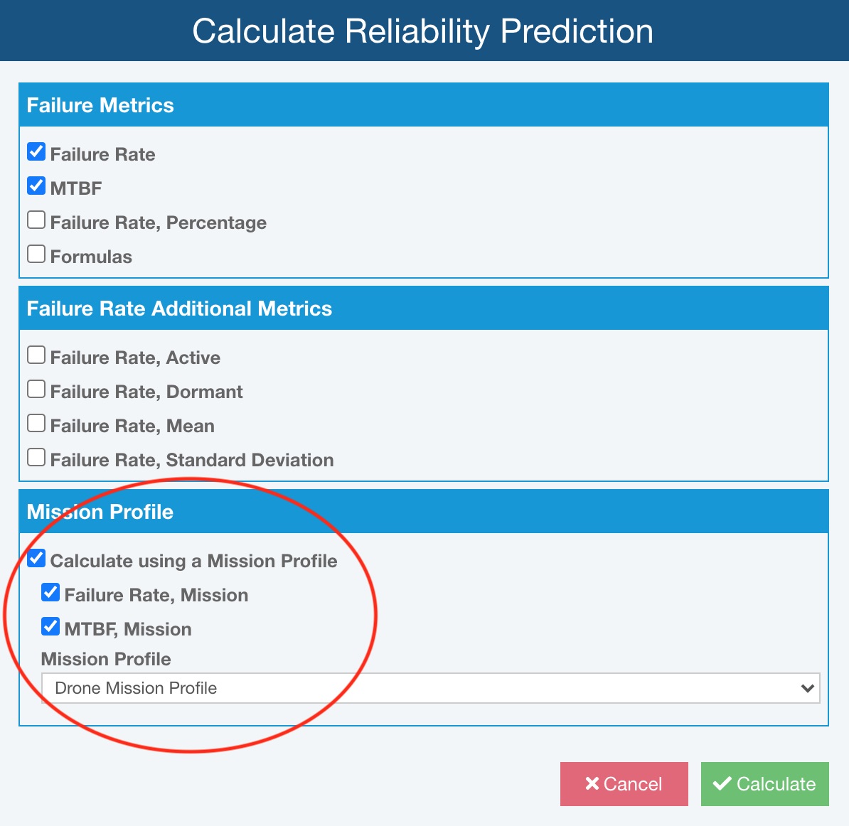 Modeling Mission Profiles